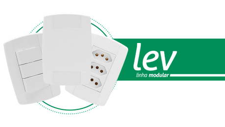 Linha Lev - Interruptores e tomadas - Ilumi