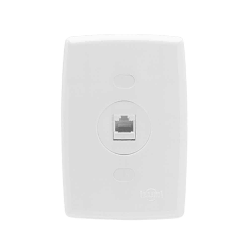 Tomada de Rede Informática RJ45 - 8 Fios - Ilumi Materiais Elétricos